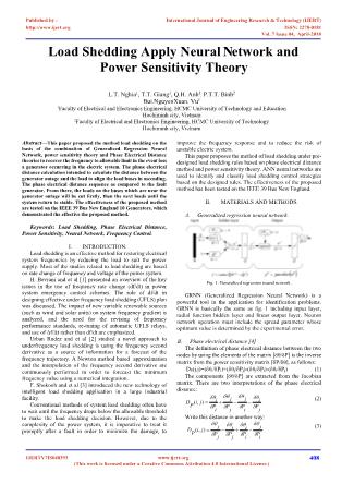 Load Shedding A pply Neural Network and Power Sensitivity Theory